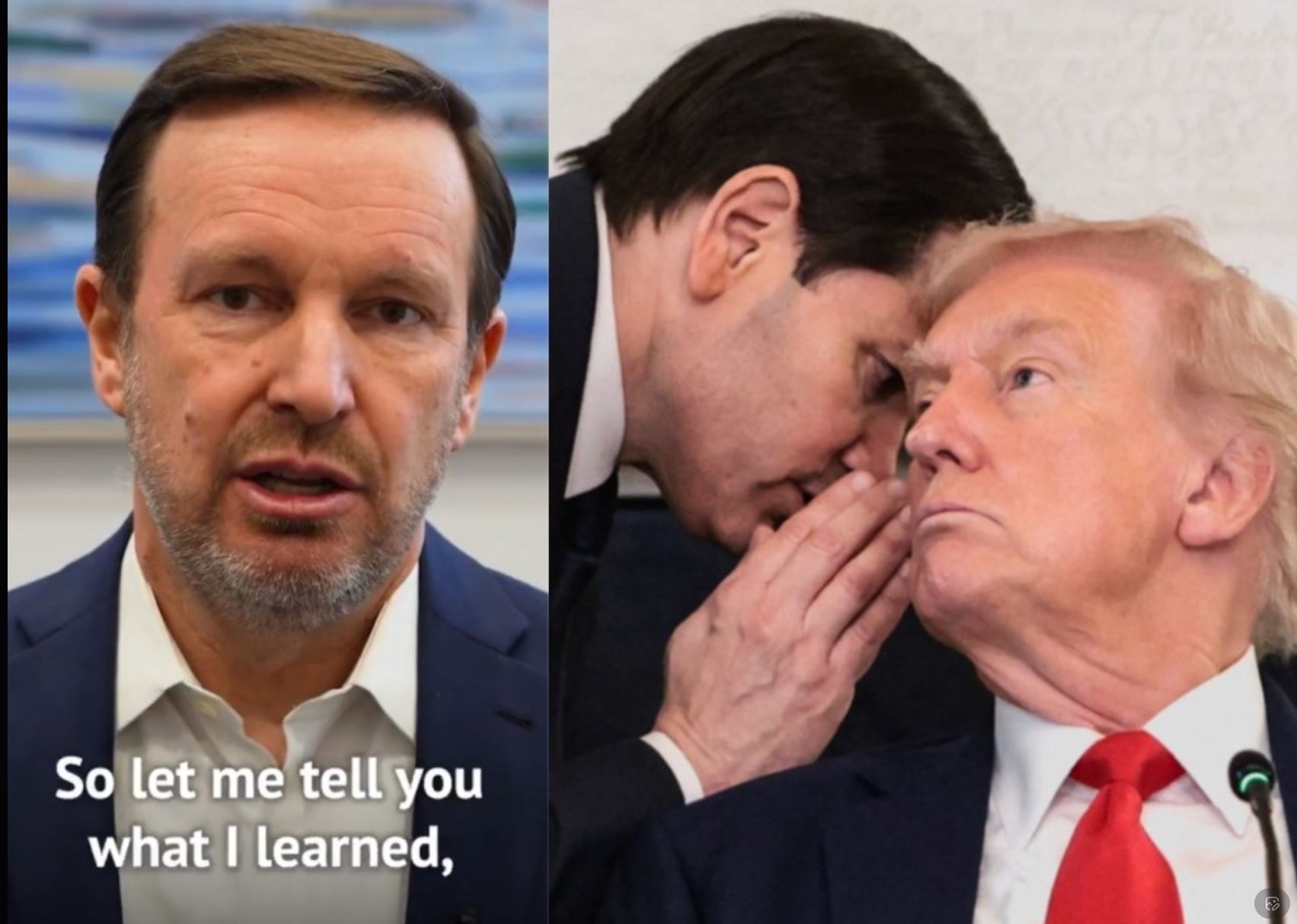 Senator Chris Murphy po tajnem sestanku razkril Trumpove »nore« načrte ...