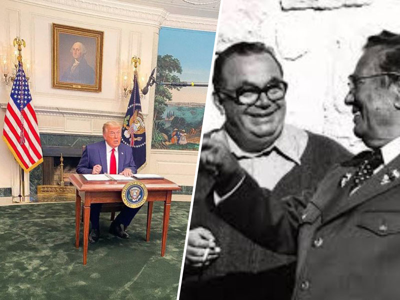 Trump popenil zaradi vprašanj o Bidnu in kot nekoč Stane Dolanc ...